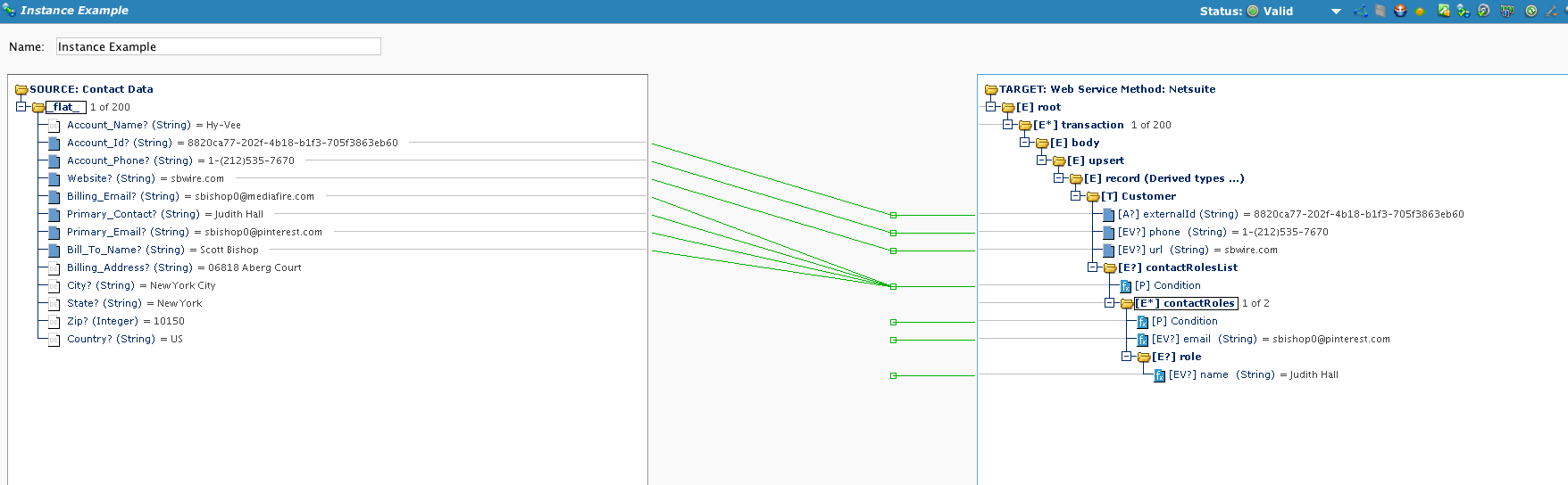 Create a transformation iterator dynamically in Jitterbit Design Studio